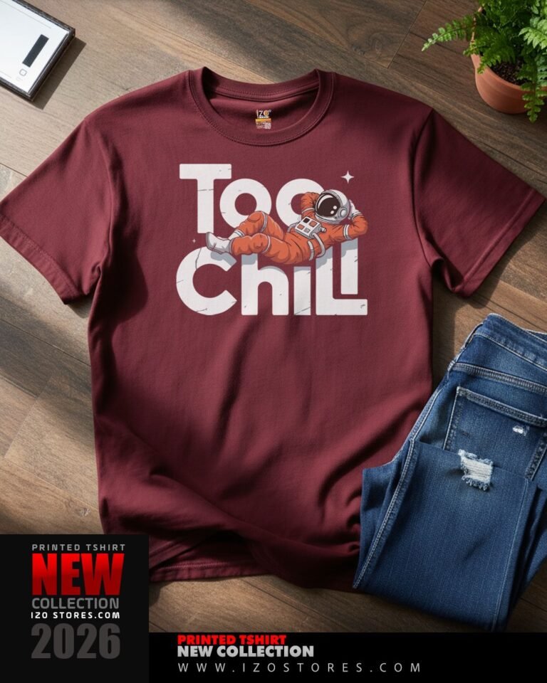 Chill - Dark red Tshirt | IZO Stores - IZO Store