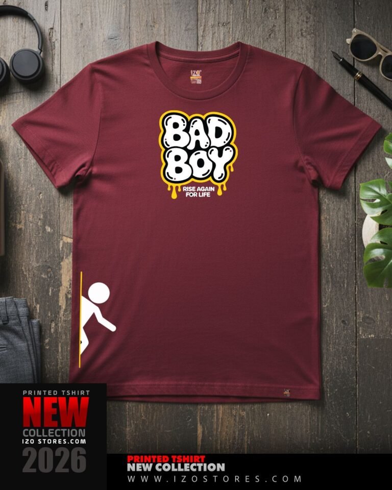 Bad boy - Dark red Tshirt | IZO Stores - IZO Store